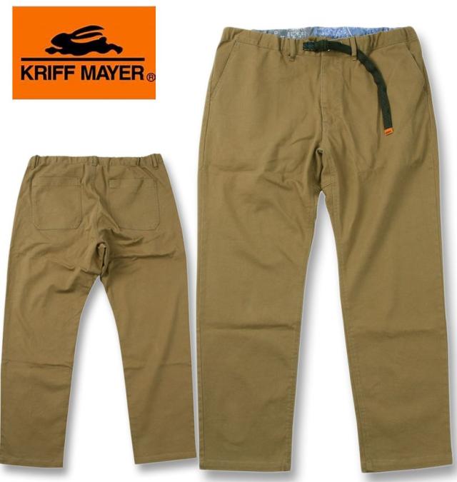 大きいサイズ KRIFF MAYER クライミング フルレングス パンツ キャメル 3L 4L 5L 6L 7L 8L/1274-4380-1-98