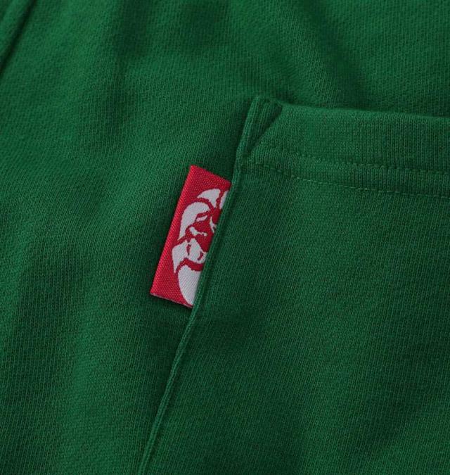 大きいサイズ NESTA BRAND スウェット ハーフパンツ グリーン 3L 4L 5L 6L 8L/1274-5280-1-98