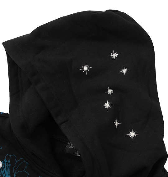 大きいサイズ 絡繰魂×北斗の拳 美しき愛のフルジップパーカー ブラック 3L 4L 5L 6L/1278-0100-1-198