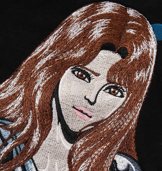 大きいサイズ 絡繰魂×北斗の拳 美しき愛のフルジップパーカー ブラック 3L 4L 5L 6L/1278-0100-1-198