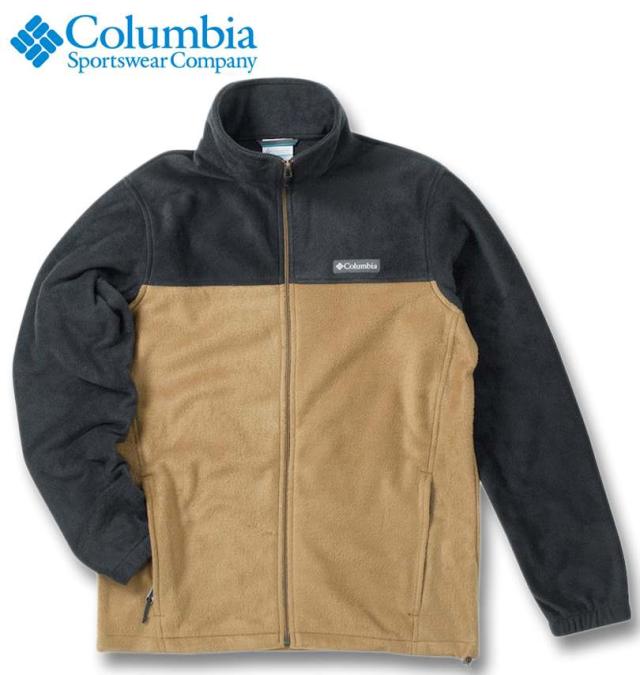 大きいサイズ Columbia スティーンズマウンテン フルジップ フリース ジャケット デルタ×ブラック 1X 2X 3X 4X 5X 6X/1278-4310-1-98