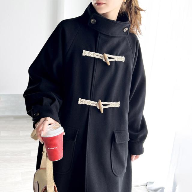 クラシカルエルフ 冬新作 コート ジャケット レディース アウター ボリュームスリーブ トグルボタン ロング丈 ダッフルコート ラグラン 防寒 きれいめ 羽織り ライトアウター オーバーサイズ ゆったり 長袖 大きいサイズ 2023aw  ce1260026