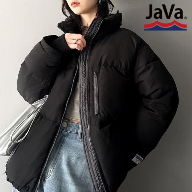 クラシカルエルフ冬新作 java ジャバコラボ アウター ブルゾン レディース 大人カジュアル フィンガーホール ベーシック ボリューム中綿ブルゾン 防寒 ボリュームシルエット 春先 優秀アウター スポーティ シンプル大きいサイズ 2024aw  jv1260275