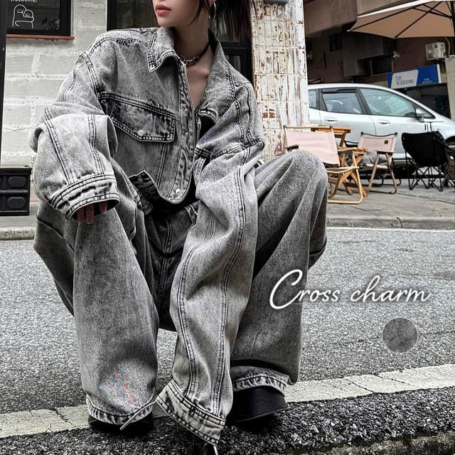 韓国 韓国ファッション デニム ジーンズ パンツ ボトムス 春デニム レディース ファッション トレンド