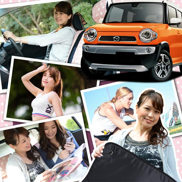 スポーツウェア、レディース・メンズの着替えに便利！愛車で休憩、宿泊もできます！フリードGB5/8系 カーテン サンシェード リア用