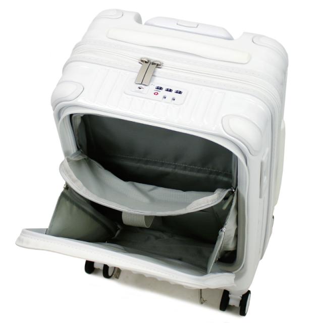 【商品レビュー記入で+5%】CARGO(カーゴ) AiR LAYER(エアレイヤー) スーツケース 35L 3.4kg 1〜2泊 4輪 TSAロック 機内持ち込み フロントオープン CAT532LY メンズ レディース 送料無料