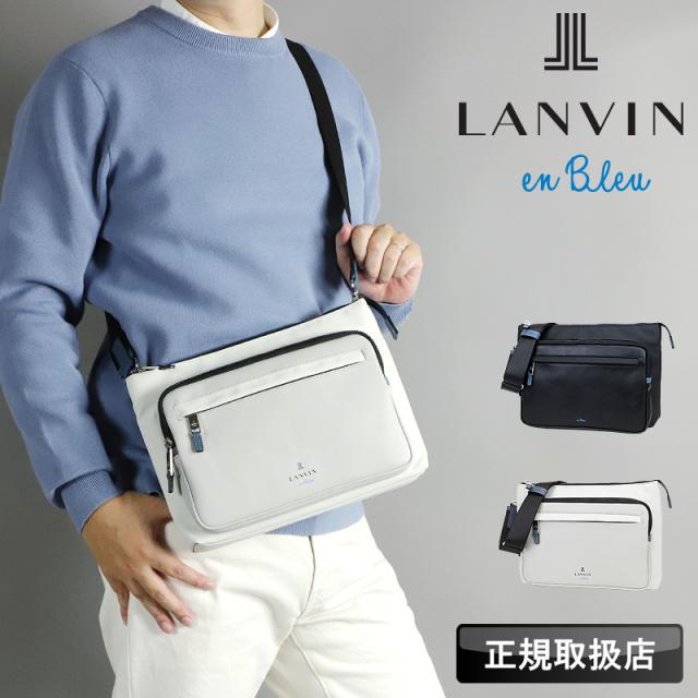 【商品レビューで+5%】ランバンオンブルー バッグ ショルダーバッグ 斜めがけバッグ メンズ ブランド LANVIN en Bleu Dresser ドレッセ 515112 ランバン バッグ ワンショルダーバッグ 撥水 軽量 通勤 通学 旅行 バック かっこいい きれいめ レディース