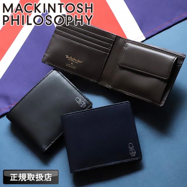 【商品レビューで+5%】マッキントッシュ フィロソフィー ベア 二つ折り財布 MACKINTOSH PHILOSOPHY Buckingham Bear 小銭入れあり バッキンガムベア 札入れ 財布 メンズ ブランド オシャレ 牛革 本革  レザー 正規品 クマ サイフ ウォレット 革小物 MAPW-1120121 MAP1120121