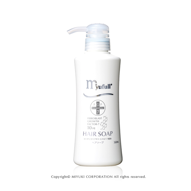 【送料無料】ミューフル ヘアソープ（FGF-7配合） 360ml ＜myufull＞