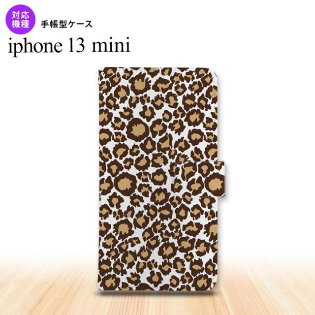iPhone13mini iPhone13 mini 手帳型スマホケース カバー 豹柄 茶 クリア iPhone13 mini 5.4インチ nk-004s-i13m-dr897の通販はau ...