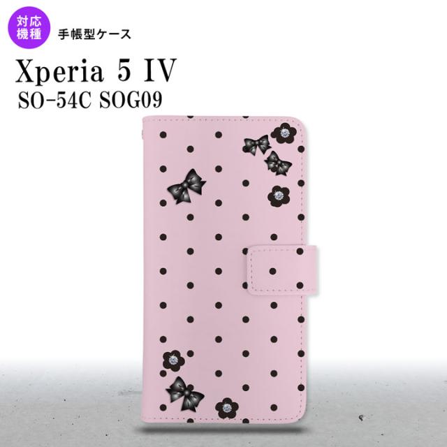 Xperia 5IV Xperia5IV 手帳型スマホケース カバー 花柄 ドット リボン ピンク 2022年 10月発売 nk-004s-xp54-dr351の通販はau PAY マーケット ...
