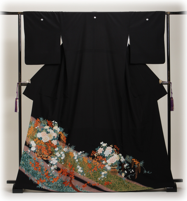 留袖 レンタル 小柄な方 NT-749 黒留袖フルセット 結婚式 40代 50代 60代 送料無料 留袖 レンタル 小柄な方 NT-749 黒留袖フルセット 結婚式 40代 50代 60