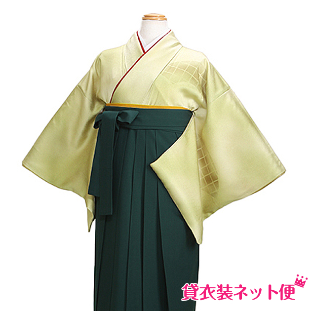 卒業式 袴セット 正絹 袴セットレディース 卒業式 袴 レンタル 先生 シャンパンゴールド 送料無料 FAGH058
