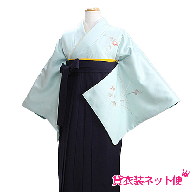 卒業式 袴セット 袴セットレディース 卒業式 袴 レンタル 大きいサイズ 先生 水色 送料無料 FAGH109
