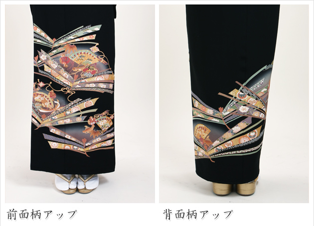 留袖 レンタル NT-929 黒留袖フルセット 結婚式 40代 50代 60代 送料