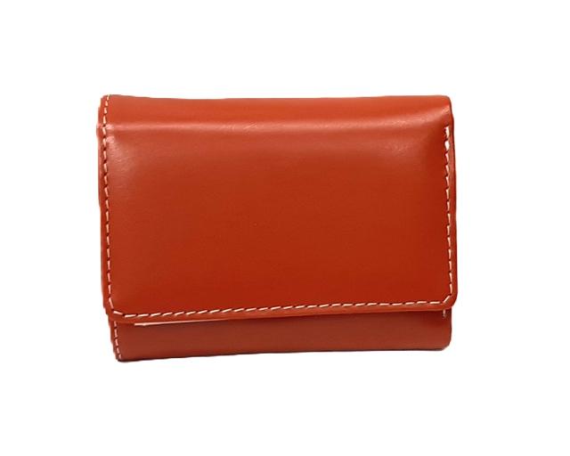 【Maturi マトゥーリ】 栃木レザー 牛革 コンパクト ミニウォレット 三つ折り財布 MR-500 BR/BE 定価29,800円