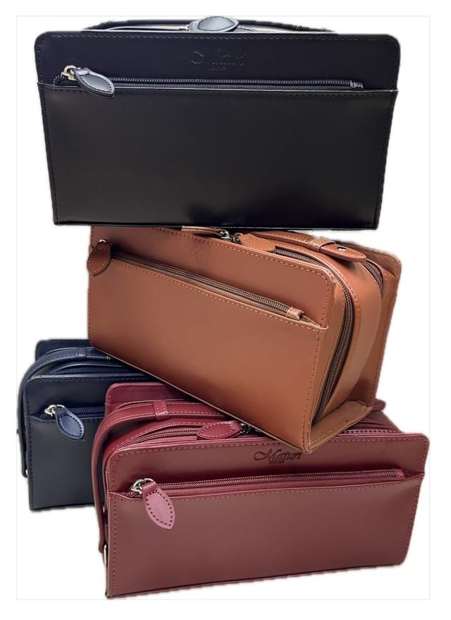 【Maturi マトゥーリ】 コードバン セカンドバッグ 馬革 牛革 ダブルファスナー MT-42 選択カラー 定価39800円