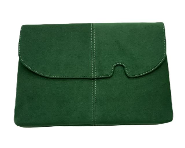 【Maturi マトゥーリ】 最高級 アルカンターラ ピスタシリーズ エグゼクティブ サコッシュ ショルダーバッグ MT-44 GREEN 定価79,800円