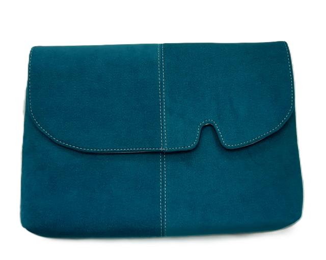 【Maturi マトゥーリ】 最高級 アルカンターラ ピスタシリーズ エグゼクティブ サコッシュ ショルダーバッグ MT-44 S.BLUE 定価79,800円