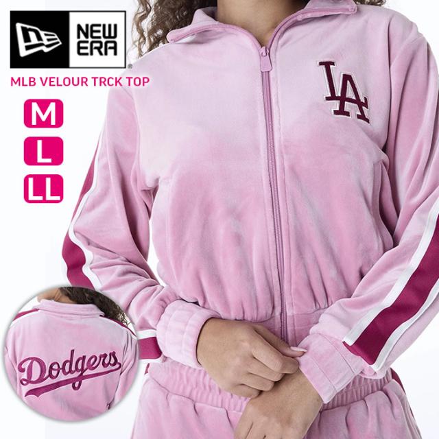 ニューエラ 黒 レディース ジャケット アウター 防寒着 150 トラックジャケット ベロア生地 刺繍 S M L 人気 プレゼント