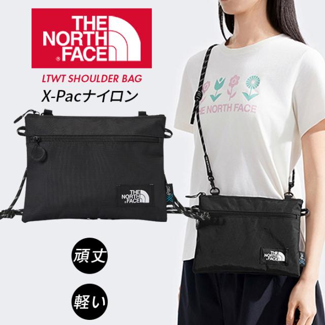 バッグ サコッシュ ショルダー ノースフェイス メンズ レディース  コンパクト 収納  はっ水 頑丈 X-Pacナイロン 旅行  THE NORTH FACE
