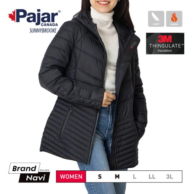 コート ダウン レディース 女性 婦人 パジャール カナダ サニーブルック Pajar  SUNNYBROOKE ジャケット パーカー パッカブル フーディ
