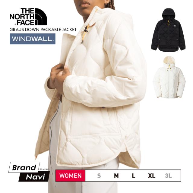 ダウンジャケット ノースフェイス レディース ホワイト ブラック 黒 白 アウター ネックピロー 軽量 フード NF0A83SO ランニング アウトドア 山登り キャンプ ドロップテール 耐風 撥水 600フィル