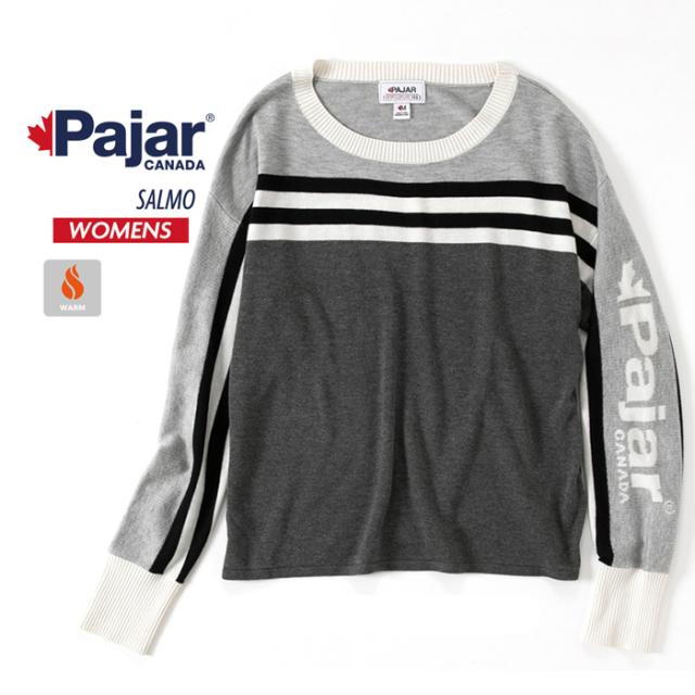ニット セーター カシミア チュニック 丸首 女性 婦人 レディース パジャール カナダ サルモ Pajar  SALMO