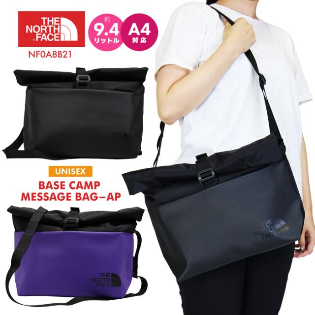 ノースフェイス ベースキャンプメッセンジャーバッグ ユニセックス BASE CAMP MESSAGE BAG THE NORTH FACE NF0A8B21 9.4L 日常使い 旅行 お出かけ フェス アウトドア スポーツ 男女兼用 メンズ レディース
