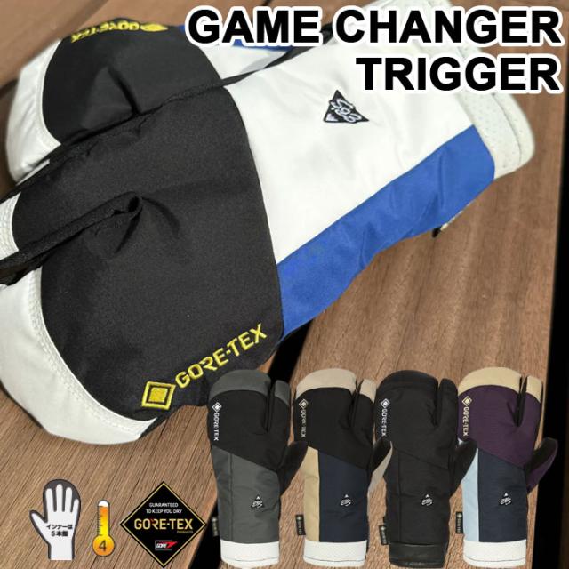 25-26 eb’s スノーボード グローブ  ゴアテックス 3本指 4500003 GAME CHANGER TRIGGER エビス ゲームチェンジャー GORE-TEX ebs [メール便発送商品]