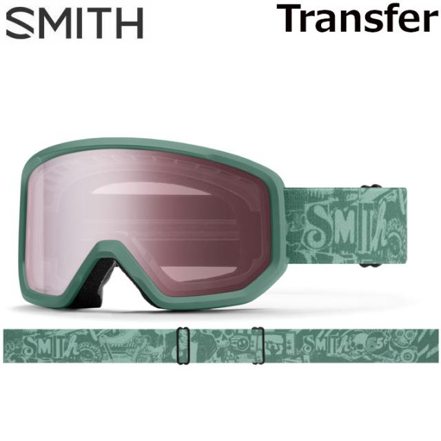 25-26 SMITH ゴーグル スミス Transfer トランスファー Cactus Zine アジアンフィット スノーボード 2025 2026 日本正規品 [010276135]