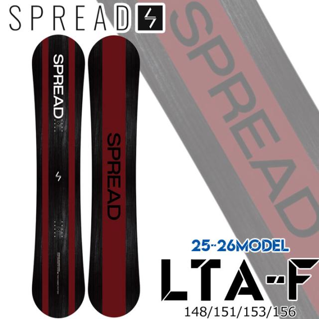 25-26 SPREAD スノーボード LTA-F エルティーエーエフ スプレッド BOARD 148cm 151cm 153cm 156cm 尾川慎二 プロデュース グラトリ 板 2025 2026 日本正規品