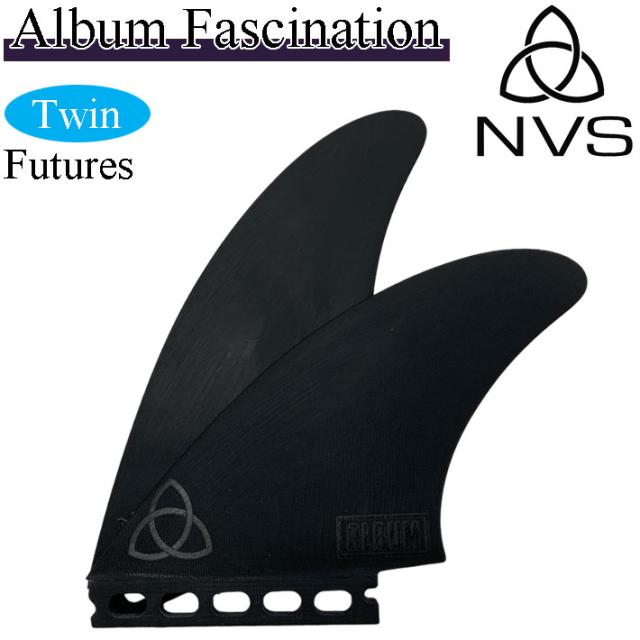 ショートボード用フィン NVS Fin ネイクド バイキング サーフ フィン ALBUM FASCINATION TWIN APEX アルバム ファシネーション ツイン FUTURES Naked Viking Surf ショートボード フィン ツインフィン 2枚セット
