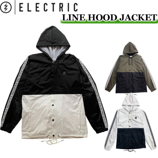[現品限り] ELECTRIC エレクトリック  LINE HOOD JACKET ラインフード ジャケット パーカー
