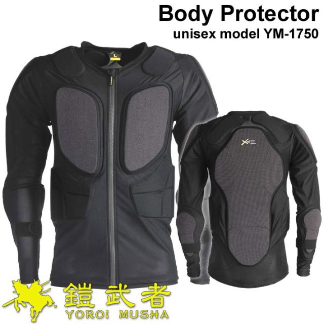 鎧武者 プロテクター ヨロイムシャ ボディー プロテクター Body Protector [YM-1750] ユニセックス 上半身 長袖 肘当て XRD TOUGH TECH シリーズ スノーボード スノボー YOROI MUSHA
