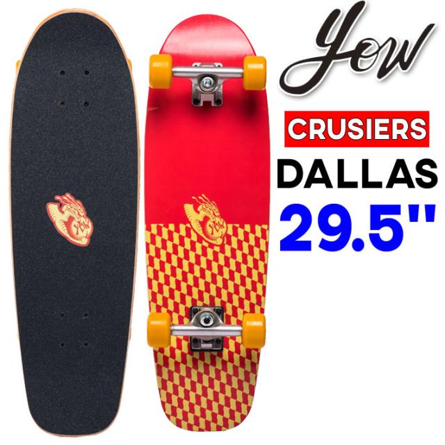 YOW サーフスケート サーフクルーザー ヤウ DALLAS 29.5インチ ダラス [17] SURFCRUSIERS コンプリート クルーザー スケートボード 街乗り 移動 CRUISERS LEGASEE CITY CRUSIERS 日本国内正規品