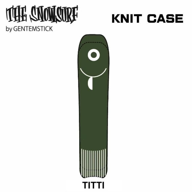 GENTEMSTICK ゲンテンスティック スノーボード ニットケース TITTI 専用ソールカバー ソールガード ボードケース THE SURF