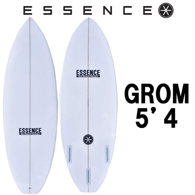2025 ESSENCE BOARDS エッセンス サーフボード GROM 5.4ft CLEAR グロム 5.4 サーフィン キッズサーフボード 3FIN 海 キッズ サーフボード [営業所留め送料無料]