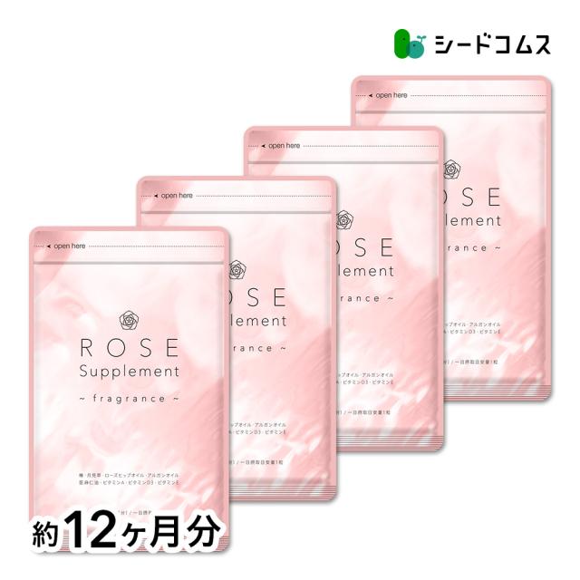 Rose Supplement（ローズサプリメント） 約12ヵ月分 エチケットサプリ 健康食品の通販はau PAY マーケット - サプリ専門 ...