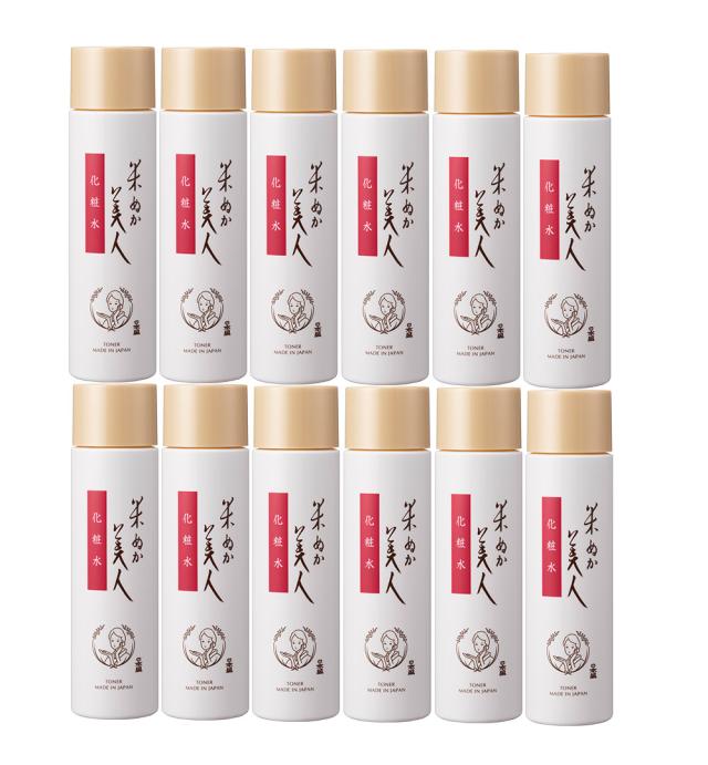 日本盛 米ぬか美人 化粧水 200mL×12【12本セット】 送料無料 無香料 無着色 弱酸性