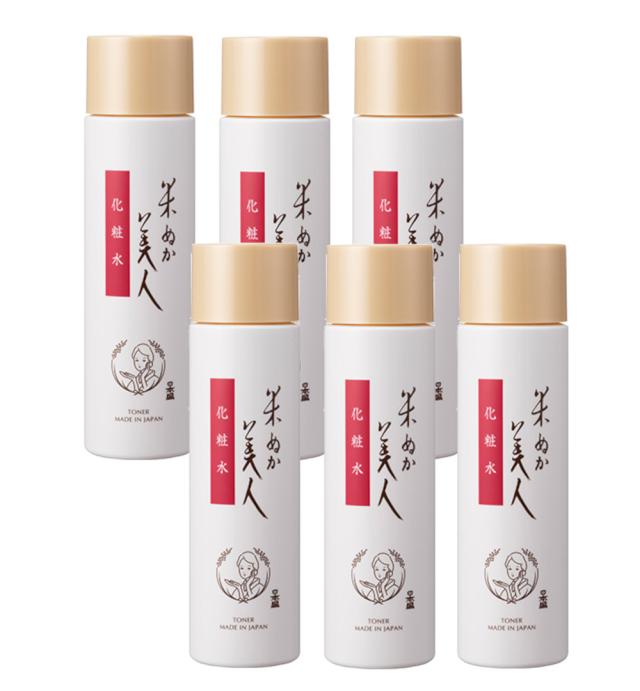 日本盛 米ぬか美人 化粧水 200mL×6【6本セット】 送料無料 無香料 無着色 弱酸性