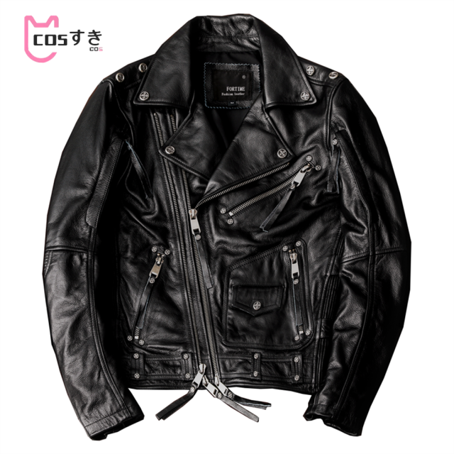 メンズ レザージャケット ライダースジャケット コート 本革  大きいサイズ 防寒