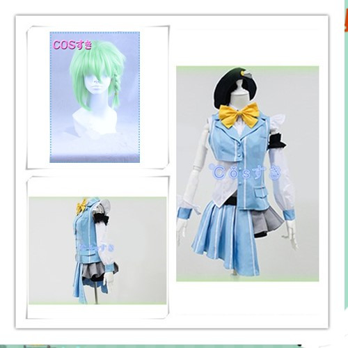 マクロスΔ   レイナ・フラウラー   ウイッグ付  コスプレ衣装   高品質  新品 Cosplay アニメ  コスチューム マクロスΔ レイナ・フラウラー ウイッグ付 コスプレ衣装 高品質 新品