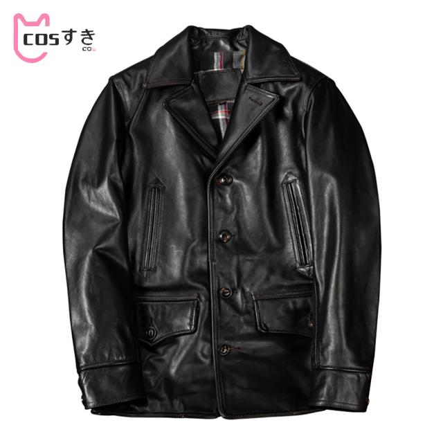 本革ジャケット 茶芯　フライトジャケット レザージャケット 馬革 革ジャン 本革 レトロ　レザーコート メンズ ラペル 高品質