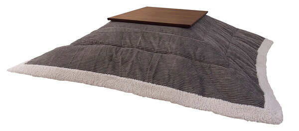 薄掛こたつ布団 正方形/GY メーカー直送 家具 おしゃれ インテリア 人気 おすすめ 東谷 azumaya 家具ナコレ 炬燵 コタツ 暖かい ぽかぽか 温かい 防寒 シープボア こたつ用品 こたつ掛け布団 コタツ布団 新生活応援