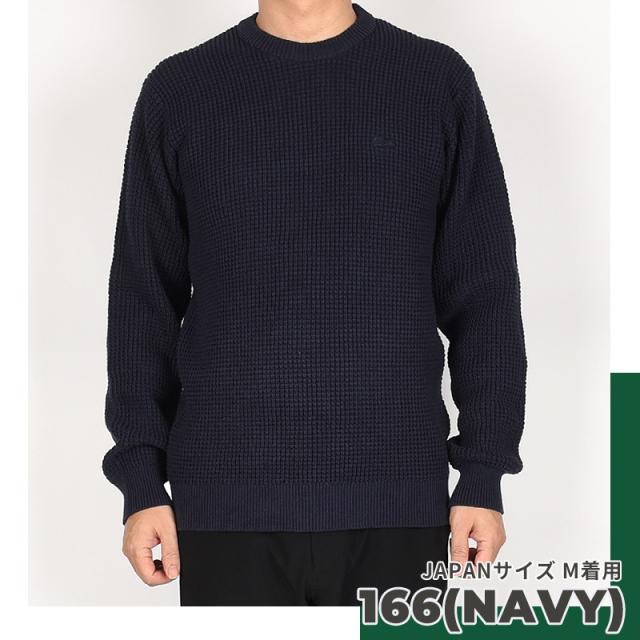 ラコステ lacoste カジュアル トップス ロゴ ニット セーターワッフル