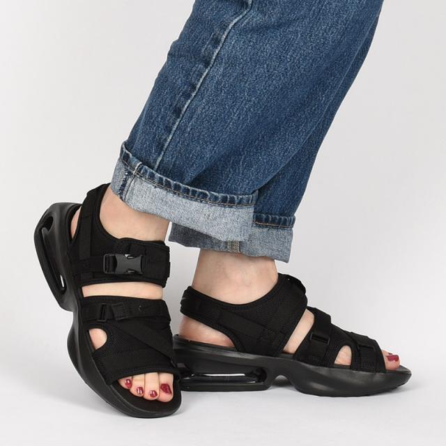 ナイキ nike サンダル スポーツサンダル カジュアル ストラップ ファッション ビーチ おでかけ WSエアマックスSOLサンダルTRK3 FN4290 010 黒
