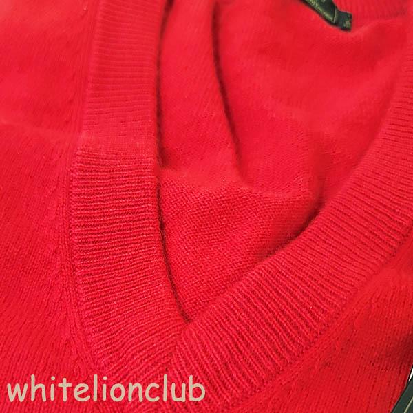 メンズ カシミヤ100% Vネック ニットベスト 無地 男性 還暦 祝い