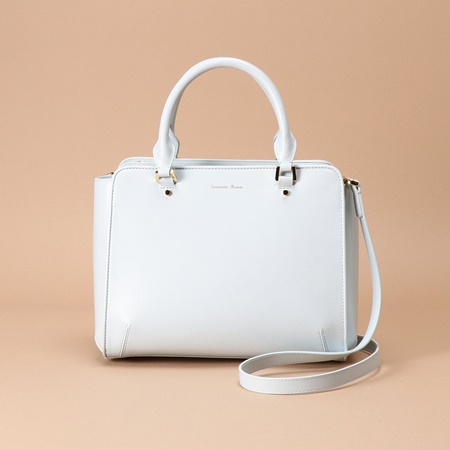 サマンサタバサ トートバッグ ガラスレザー ライトブルー Samantha Thavasa サマンサ タバサ ブランド 正規品 新品 ギフト プレゼント 人気 おすすめ 誕生日 記念日 クリスマス 送料無料 ラッピング無料