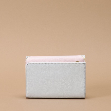 サマンサタバサ 財布 折財布 パステルパッチワーク マルチカラー